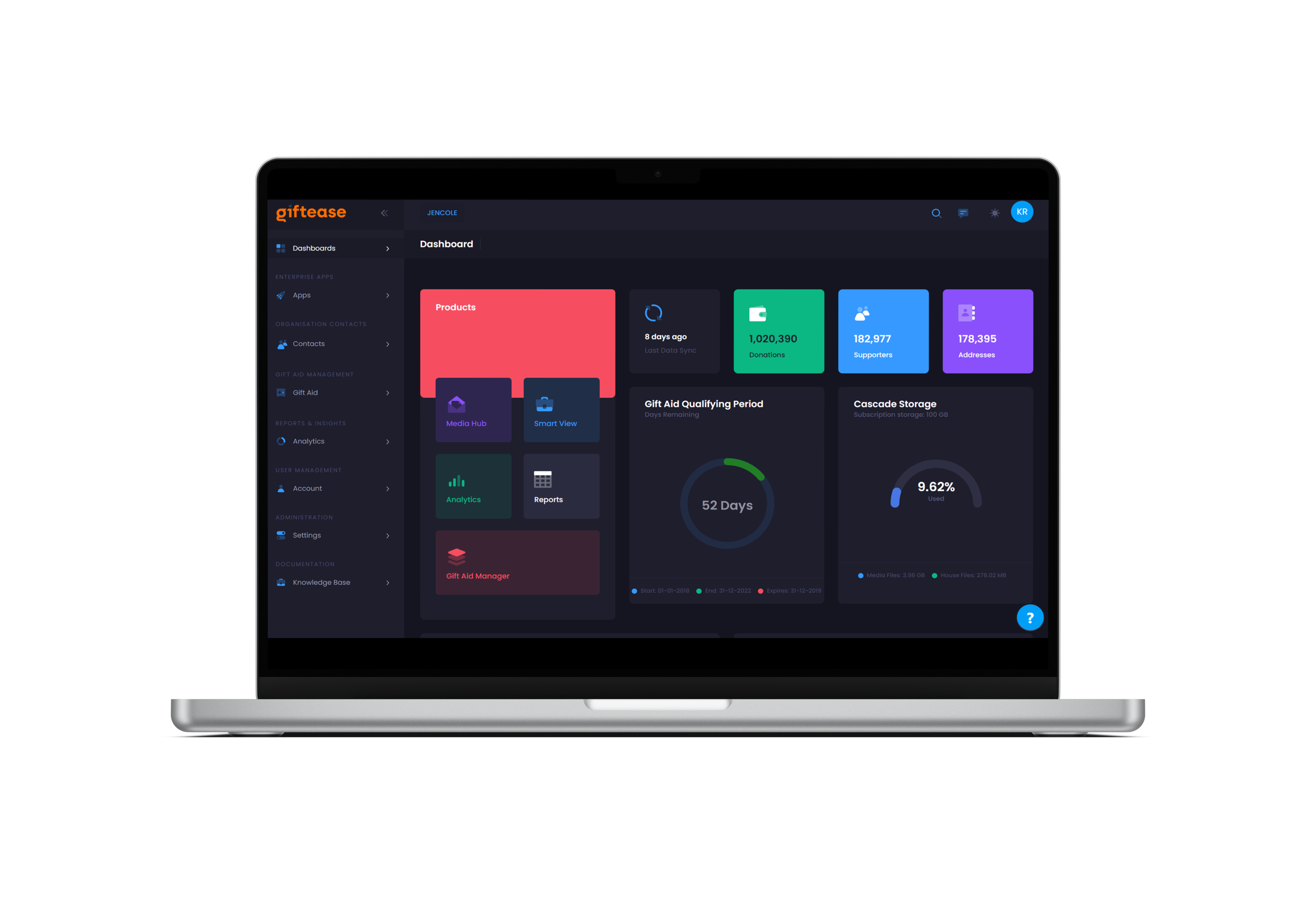 Gift Aid Services & Platform